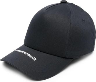 Emporio Armani Homme, Accessoires, Bleu, Taille: ONE Size Casquette de baseball avec logo brod&eacute;