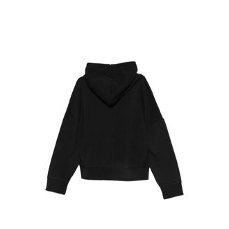 Entire studios Boxy Heavyweight Cotton Hoodie Sweatshirt - Black