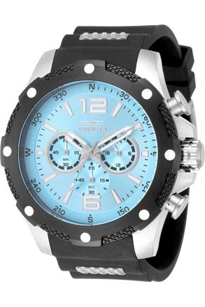 Invicta I-Force 50557 Herrenuhr - Quarzwerk - Edelstahl mit blauem Zifferblatt - 50 mm