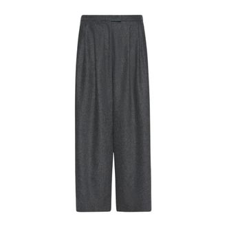Max Mara Weite Hosen - - Trousers - Damen - Grau - 2XS