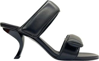 Gia Borghini Femme, Chaussures, Noir, Taille: 38 EU Fumiko 50mm Heel Straps Mule