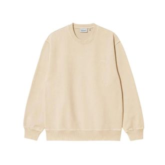 Carhartt Work in Progress Homme, Sweatshirts et sweats &agrave; capuche, Beige, Taille: XS Marfa SweaT-shirt
