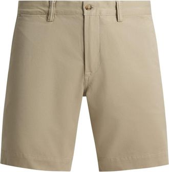 Ralph Lauren Bermudashorts Bedford mit Stretch und Pony-Stickerei, Straight Fit in