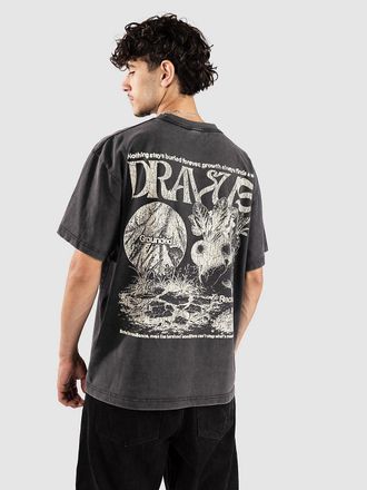 Dravus Rotted Boxy T-Shirt vintage black