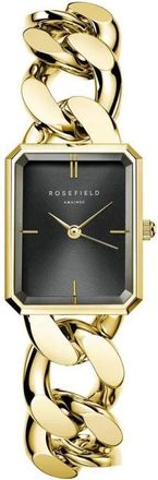Rosefield Uhr - Damenuhr Octagon XS Studio Kettenoptik - Gr. unisize - in Schwarz - für Damen