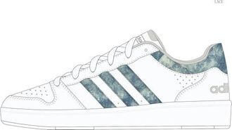 adidas Femme Hoops Classic Shoes, FTWR White/Supplier Colour/Orbit Grey, 36 2/3 EU