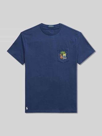 Polo Ralph Lauren Regular Fit T-Shirt aus reiner Baumwolle mit R&uuml;ckenprint