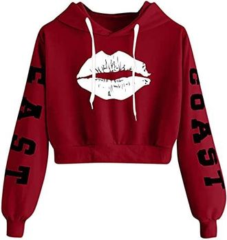 Generic Vestes pour femmes 2026 Chemisier pour femme Pull Chemise tendance, bordeaux, M