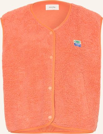 American Vintage American Vintage Teddyfell-Weste orange