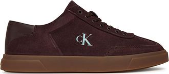 Calvin Klein Sneakers Calvin Klein Low Pro Cups Lace Up Sue Mix Mg HW0HW02683 Dunkelrot