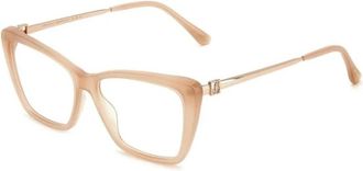 Jimmy Choo London Femme, Accessoires, Beige, Taille: 54 MM Jc375 FWM Optical Frame