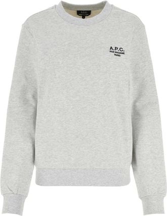 A.P.C. A.p.c., Femme, Sweatshirts et sweats &agrave; capuche, Gris, Taille: 40 FR Rue Madame SweaT-shirt