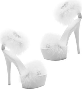 Frcolor Sandales Été Femme à Talons Hauts Sandales Imperméables Et Antidérapantes pour Printemps