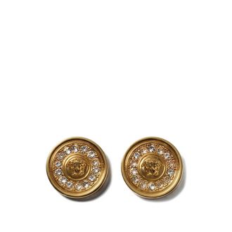 Versace Medusa Crystal Earrings
