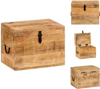 vidaXL Aufbewahrungstruhen - Living Aufbewahrungsbox 39x28x31 cm Massivholz Mango - Braun