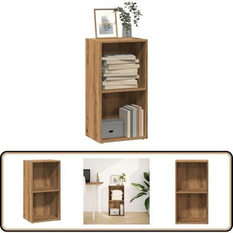 vidaXL Bücherregal Artisan-Eiche 40x30x77 cm Holzwerkstoff - Vidaxl