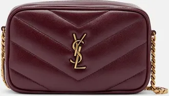 Saint Laurent Schultertasche Loulou Mini aus Matelass&eacute;-Leder