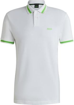 BOSS Hommes Pio in Polo en piqué de Coton à détails Contrastants