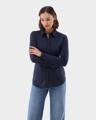 van Laack Hemdbluse aus Jersey