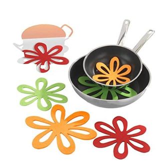 Maximex Kratzschutzeinlage Filz 6er Set, Schutz für Pfannen vor Kratzern, geeignet für jede Größe, für Backformen, Backblechen und Pfannen, schützt auch Rände