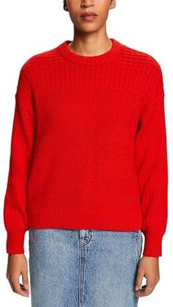Esprit 014ee1i313 Sweater, 630/Red, L Femme