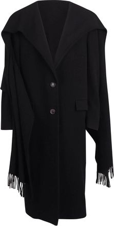 The Attico Manteau Long - Noir