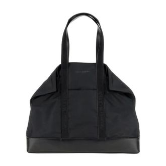 Alexander McQueen Nylon Leder Reise-Tote-Bag - - Bags - Herren - Schwarzk - ONE SIZE