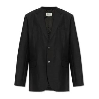 Maison Margiela Wollblazer mit offenem Revers - - Jackets - Herren - Schwarzk - L
