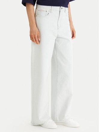 Calvin Klein Jeans Jeans LV047F738G Wei&szlig; Wide Leg