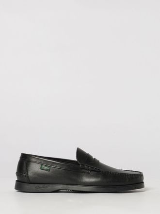 Paraboot Mocassins classiques en cuir de veau lisse avec semelle en caoutchouc