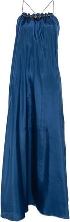 Zimmermann Femme, Robes, Bleu, Taille: 38 FR Aster Bead-Embellished Neckline Dress