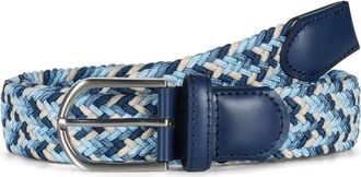 Howard London Geflochtener Stretchg&uuml;rtel Andy - - Accessories - Herren - Blau - 95 CM