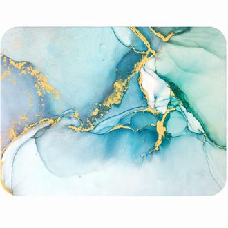 MG Design Set aus 4 Kork-Platzsets - Colorful Abstract 3 - 30 x 40 cm - hitzebest&auml;ndig & abwischbar, mit Korkr&uuml;ckseite