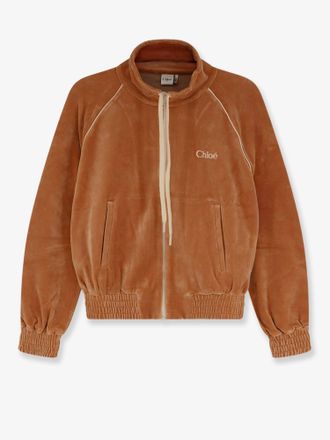 Chlo&eacute; Chenille sweatshirt with Logo - CHLOE - gender_Woman