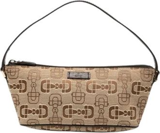 Gucci Pre-owned Canvas Schultertasche - - Pre-owned - Damen - Beige - ONE SIZE