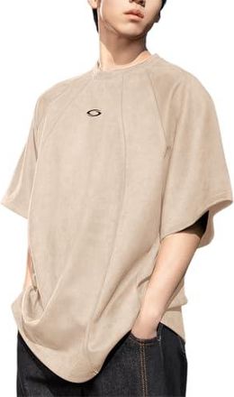 Generico T-shirt &agrave; manches courtes pour homme avec col rond - T-shirt d&eacute;t&eacute; d&eacute;contract&eacute; - T-shirt de sport Y2K - Pour adolescent - Streetwear - Hip Hop - Couleu