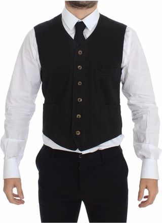 Dolce & Gabbana Herren, Anzüge, Schwarzk, XSGröße