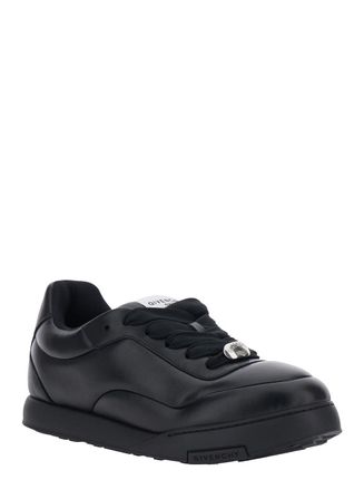 Givenchy Mens Low-Top Leather Sneakers Black Trainers