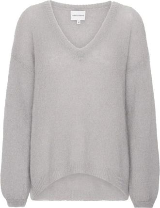 Americandreams Americandreams, Femme, Pulls, Gris, Taille: 40 FR Silja V Neck Knit