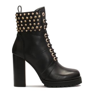 Kazar Stiefel mit Obermaterial verziert mit runden Nieten - - Shoes - Damen - Schwarzk - 38 EU
