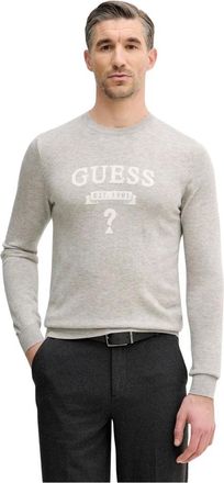 Guess Homme, Pulls, Gris, Taille: 2XL Pull col rond Hammond