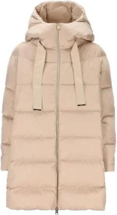 Herno Femme, Vestes, Beige, Taille: 36 FR Long Down Jacket