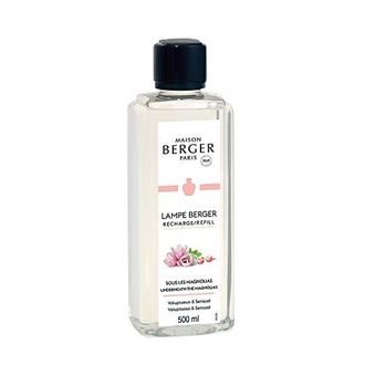 Maison Berger sous Les Magnolias - Recharge Huile Parfumée Prête à lemploi pour Lampe Berger - Purifie et Désodorise lAir - Diffusion Longue Durée (500ml) - Fabriqu