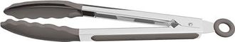 Tramontina SOFTTA Küchenzange aus Edelstahl, mit Verriegelung, Kochzange mit Silikonspitze, hitzebeständig, spülmaschinenfest, ideal für beschichtetes Kochgeschi