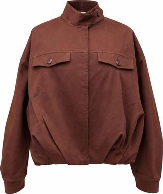 SoAllure Femme, Vestes, Brun, Taille: 42 FR Bomber Jacket