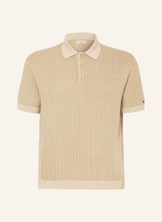Tommy Hilfiger Strick-Poloshirt beige