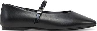Calvin Klein Ballerinas Ballerina New Buckle - Lth HW0HW02483 Schwarz