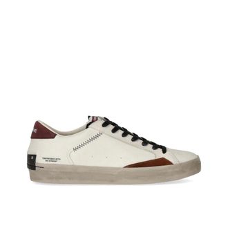 Crime London Homme, Chaussures, Blanc, Taille: 42 EU Distressed Baskets