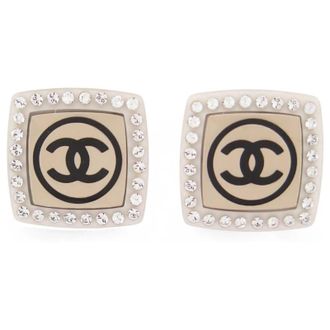 Chanel Ohrringe - NEUE CHANEL CC LOGO QUADRAT METALL GOLD OHRSCHMUCK - Gr. unisize - in Gold - f&uuml;r Damen
