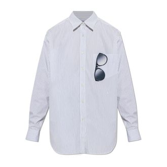 Moschino Pocket Shirt - - Blouses & Shirts - Damen - Wei&szlig; - M